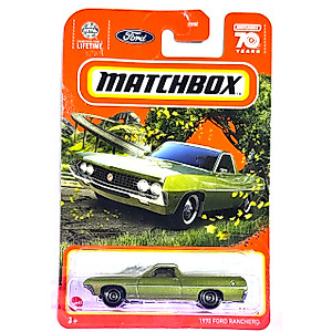 Matchbox - Ford Ranchero - 1970 - Green - Matchbox 70 Years - 2023 - Mint/NrMint - Ships Bubble Wrapped in a Correctly Sized Box