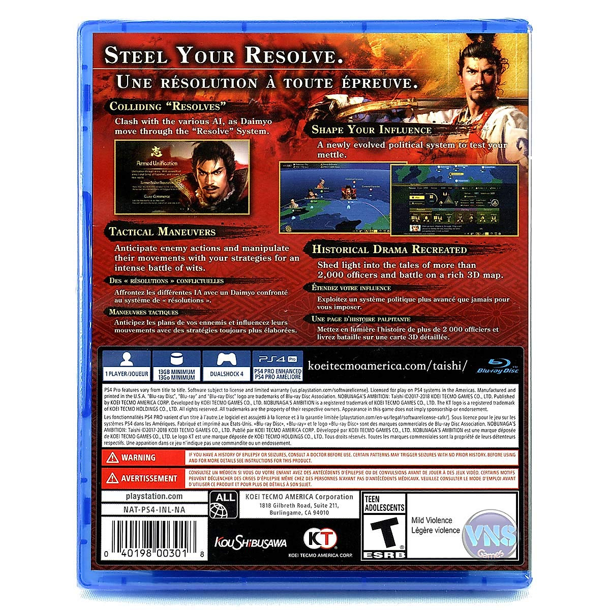 Nobunaga's Ambition: Taishi - PlayStation 4