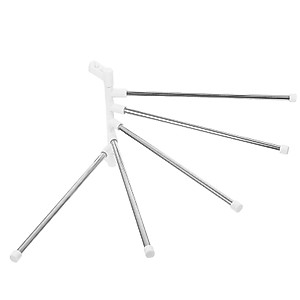 STOBAZA 2 Sets Rotating Towel Hanger Iron Towel Rack Rotatory Towel Rack Bath Towel Holder Multipurpose Towel -mounted Towel Rack Kitchen Towel Hanging Rack Nail- Towel Shelf