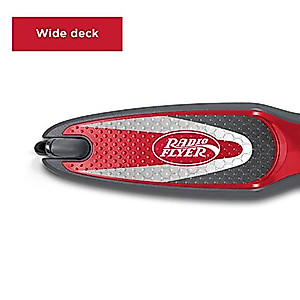 Radio Flyer Color FX EZ Glider 3 Wheel Kid's Scooter, Red Kick Scooter, for Ages 3+ Years