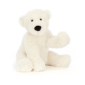 Jellycat Perry Polar Bear Stuffed Animal, Medium 10 inches | Teddy Bear Plush Toy | Classic Children's Gift