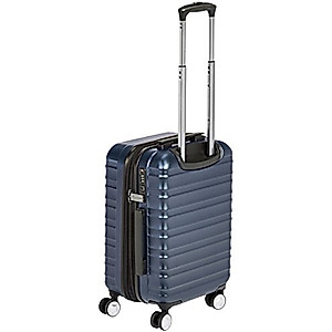 Amazon Basics Hardside Spinner Luggage With Built-In TSA Lock, 21-Inch, Carry-on, Navy Blue