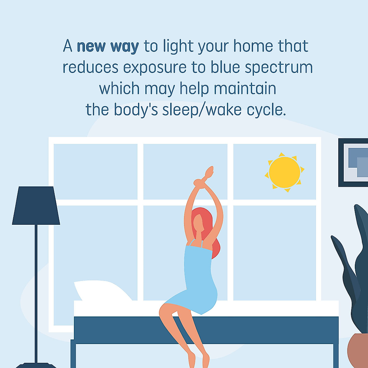 GE Sun Filled LED Light Bulb, 65 Watt, Daylight, BR30 Indoor Floodlight (1 Pack)