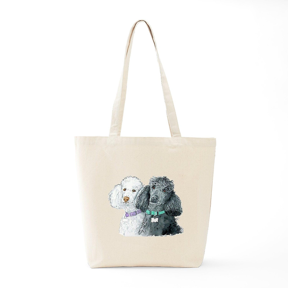 CafePress Two Poodles Tote Bag Canvas Tote Shopping Bag