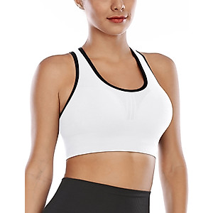 Heathyoga High Impact Sports Bras for Women Padded Sports Bras for Women Workout Bras for Women Racerback Bras Yoga Bras