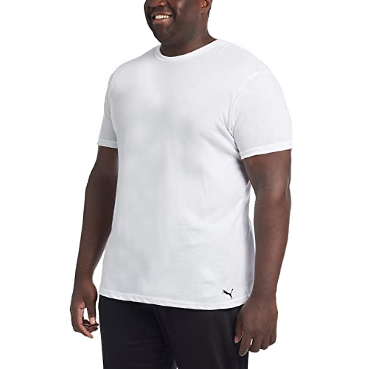 PUMA mens Big & Tall 3 Pack Classic T Shirt, White Traditional, 3X-Large Tall US