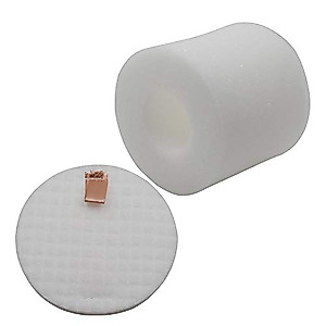 AirClean 4 Pack 3.7" High Replacement Base Pre-Motor Foam Filters Compatible with Shark IQ Robot Vacuum R101AE RV1001AE UR1005AE Self-Empty Base
