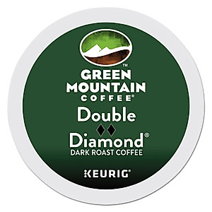 Green Mountain Coffee Roasters Double Diamond, Single-Serve Keurig K-Cup Pods, Dark Roast Coffee Pods, 96 Count