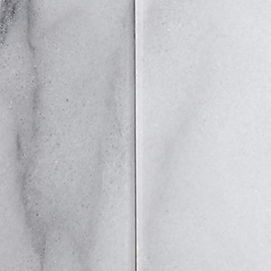 Fox Run Triangular 100% Natural Polished White Marble Bookends 4 x 3 x 6 inches