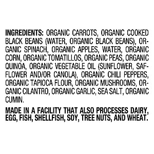 Sprout Foods Organics, Big Kid Mealz, Quinoa Burrito Bowl, Organic Microwavable 6 oz Bowl (8-count)