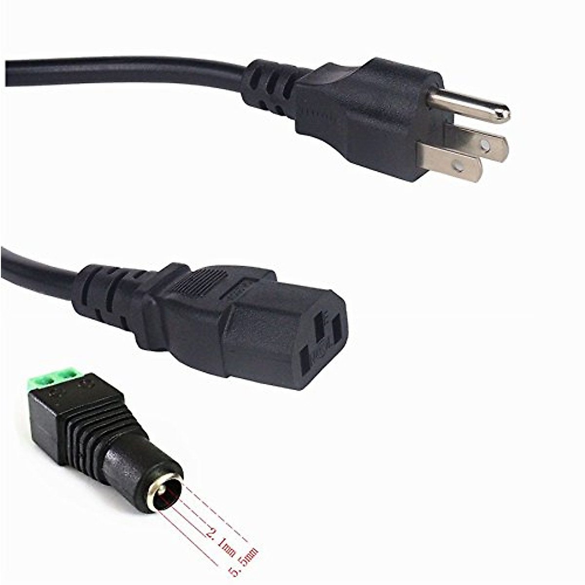 Qidify 15V 3A 45W LED Power Supply Transformer Power Adapter 110V-230V, LED Adapter Driver Transformer for LED SMD RGB