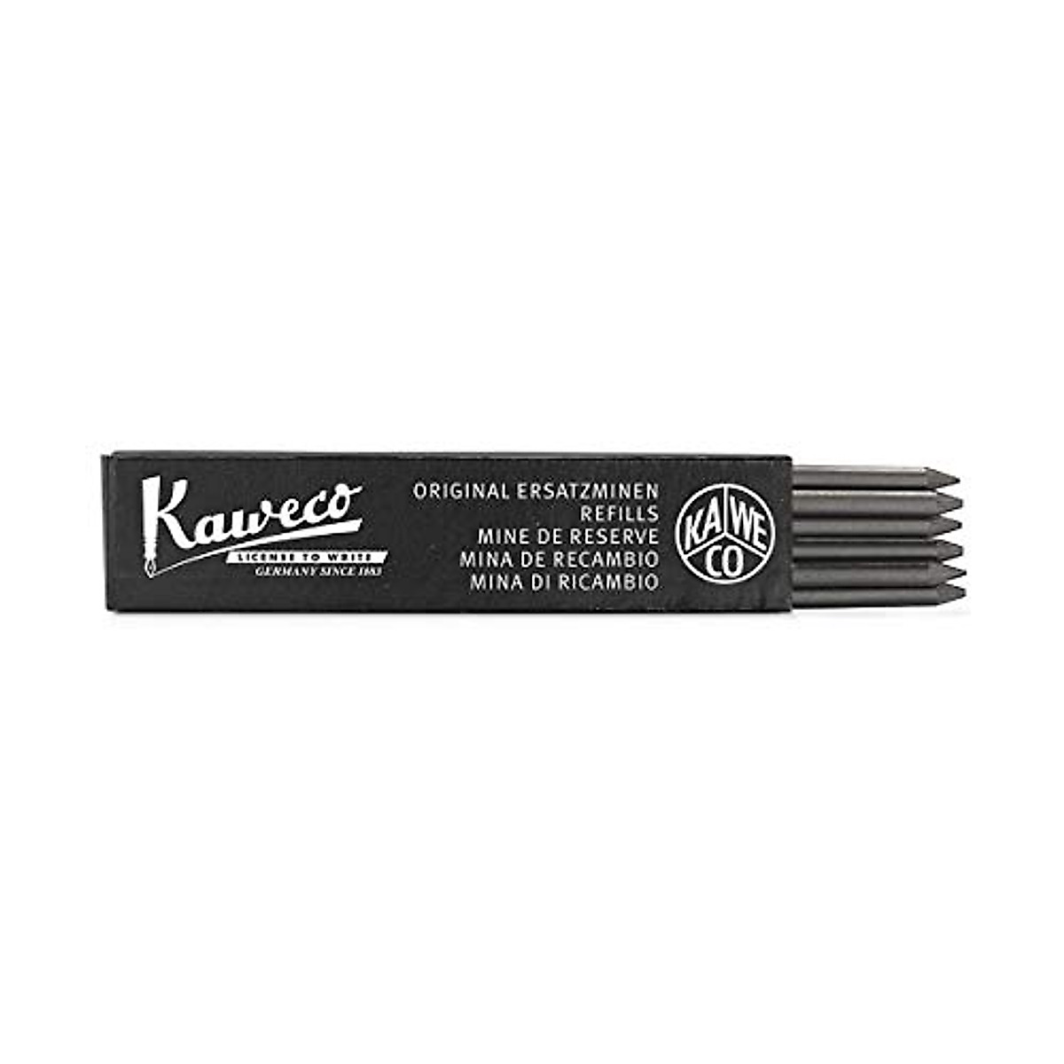 Kaweco KAWECO-REF3.2B Pencil Refills, 5B, 0.1 inches (3.2 mm), Pack of 6