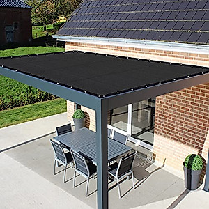 Artpuch Pergola Shade Cover 10'X12'FT Outdoor Sun Shade Cloth with Grommets Shade Tarp for Patio, Carport, Backyard