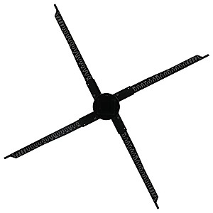 3D Hologram Fan Projector, 65CM 3D Hologram Advertising Display LED Fan with 2000 x 576 Hi-Resolution, 574 LED Beads & 16G Memory Card, Hologram Fan Advertising Display for Business, Store, Bar(#1)