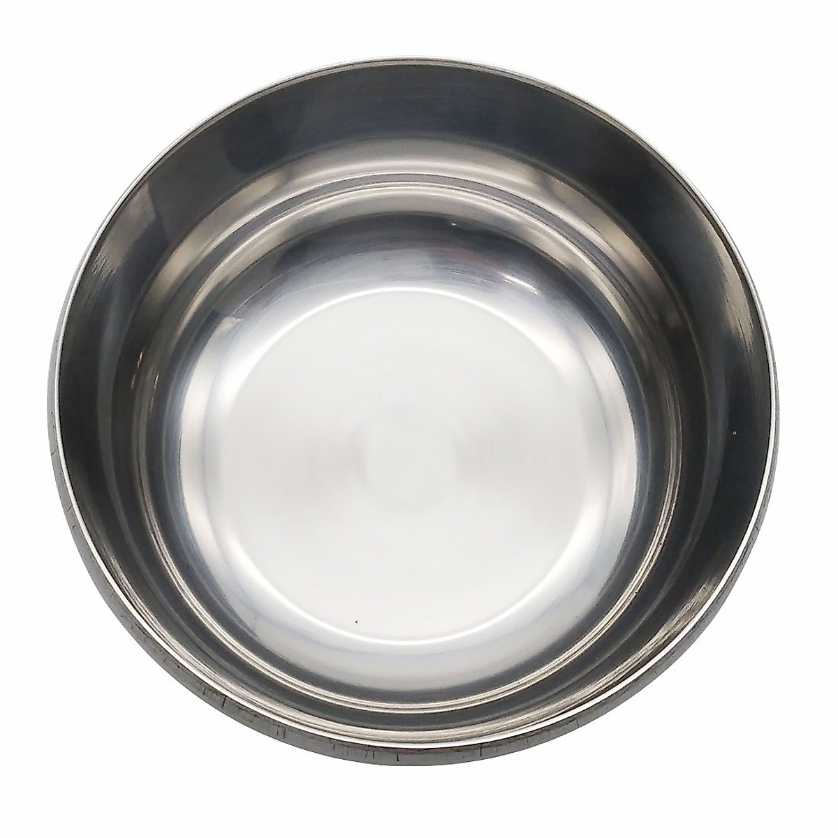 GARASANI 3 Pack Korean Traditional Stainless Steel Good Fortune Rice Bowl with Lid Set (Silver 3Pcs)