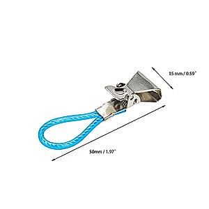 Woogim Metal Hanging Towels Clip, Metal Kitchen Towels Clips with Hanging Loop Cloth Hook Clip Hangers for Home Kitchen Bathroom Cupboards Hanging Towels, 10 Pack