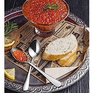 Hiware 12-Piece Dinner Spoons Set, Food Grade Stainless Steel Spoons Silverware for Home, Kitchen or Restaurant - Mirror Polished, Dishwasher Safe, 7.3 Inch