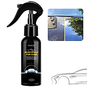 2PCS Car Scratch Removal Spray, Nano Spray for Cars, Car Nano Repairing Spray, Protection & Swirl Remover Polish, Scratch Removal for All Car Body, Removes Any Scratch and Mark