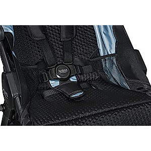 Britax B-Free Stroller, Frost - All Terrain Tires - Adjustable Handlebar - One Hand Fold - Large UV50 Canopy