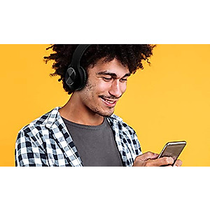 SoundBound Hands Free Wirless Over The Head Headphones Powerful Wireless Headphones Over Ear, Comfortable Big Cup (Black)