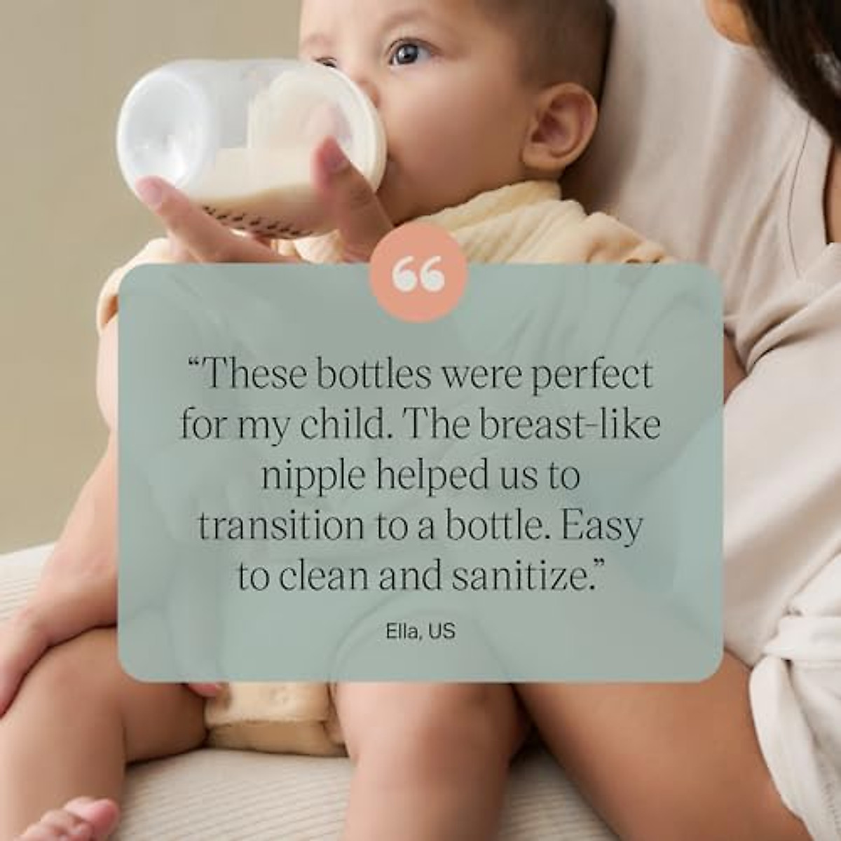 Tommee Tippee Natural Start Baby’s First Bottle Set, 2 x 5oz and 2 x 9oz Anti-Colic Bottles, Slow and Medium Flow Nipples, 0-6 month Pacifier, Self-Sterilizing