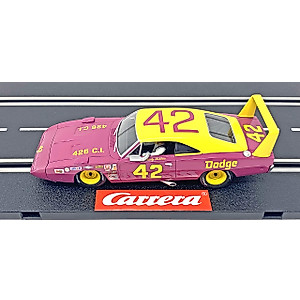 Carrera 27638 Dodge Charger Daytona No. 42 1:32 Scale Analog Slot Car Racing Vehicle for Carrera Evolution Slot Car Race Tracks