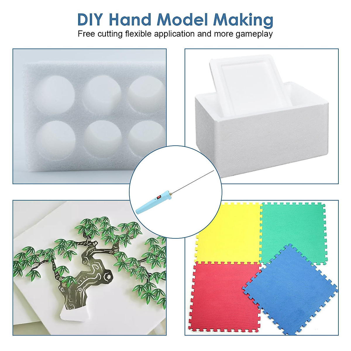 Hot Wire Cutter Pen, Foam Cutting Tools 24W Electric Hot Wire Cutter Foam Cutting Pen, Foam Polystyrene Heat Cutting Engraving Pen Foam Cutter Machine