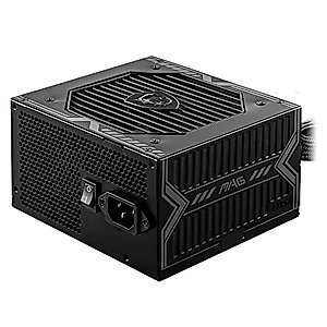 MSI MAG A550BN Gaming Power Supplyr - 80 Plus Bronze Certified 550W - Compact Size - ATX PSU