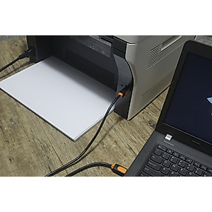 SNANSHI Printer Cable 20 feet, USB Printer Cable USB 2.0 Type A Male to Type B Male Printer Scanner Cable Compatible with HP, Canon, Epson, Dell, Xerox, Samsung etc