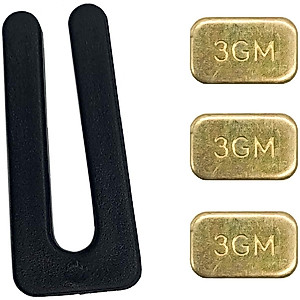 Alpurple 3 Set Ceiling Fan Blade Balancing Kit,Fan Balancing Kits Include 3 PCS Plastic Balancing Clip and 9 PCS Metal Self-adhesive 3G Weight