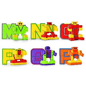 miYou Alphabet Robots Toy for Kids ABC Learning Education Preschool Toys 26 Pieces/Gift Box