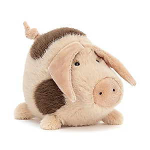 Jellycat Higgledy Piggledy Old Spot Pig Stuffed Animal, Small 5.5 inches | Farmyard Plush Toy | Classic Children's Gift