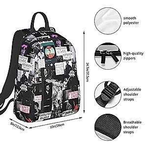 Styles Backpack Fashion Singer Travel Backpacks 3d Prints Casual Daypack Sports School Bag Outdoor For Women Men