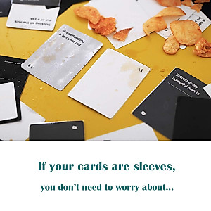 DeElf 1000 Bulk Clear Card Sleeves for Playing Card Standard Size Trading Game Fit MTG Baseball and Sport Cards Acid Free Enhance Penny Protector