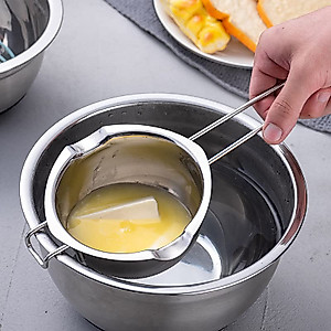 Non-stick Long Handle Wax Melting Pot Stainless Steel Pot DIY Scented Candle Soap Chocolate Butter Handmade Soap Tool