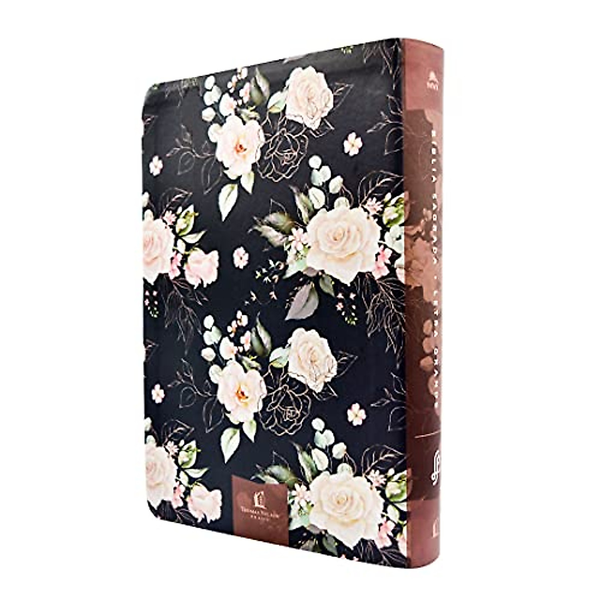 Bíblia NVI, Couro Soft, Rosas, Com Espaço para Anotações, Letra Grande