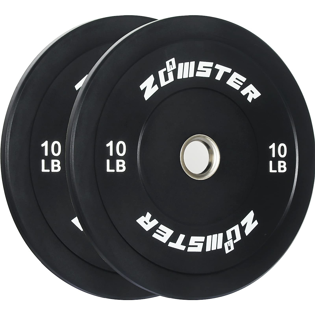 10LB 25LB 45LB Bumper Plate Olympic Weight Plate Bumper Weight Plate with Steel Insert (160LB Weight Set)