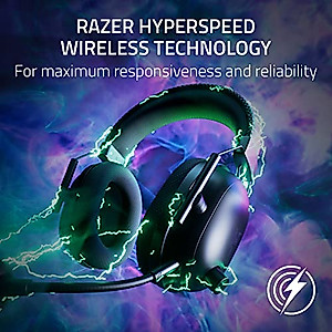 NEW Razer BlackShark V2 Pro Wireless Gaming Headset 2023 Edition: 50MM Titanium Drivers - HyperClear Super Wideband Mic - Noise-isolating Earcups - Ultra-Soft Memory Foam- 70 Hour Battery Life - Black
