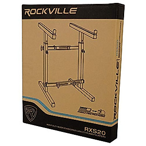 Rockville Portable Mixer Stand - Adjustable Height and Width! (RXS20 )