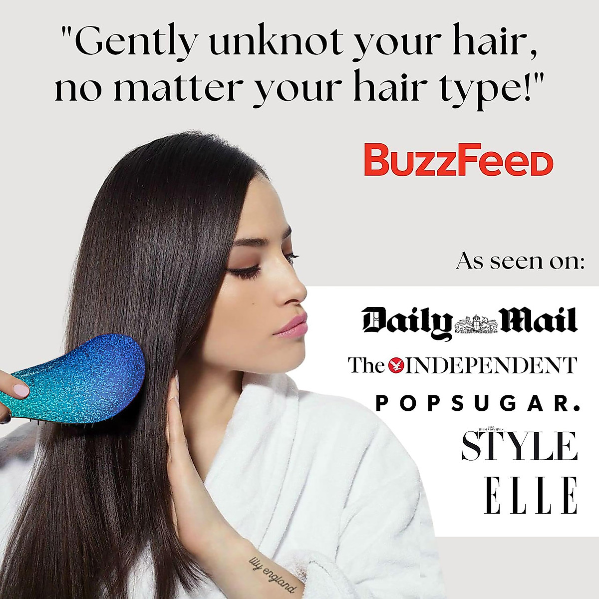 Detangler Brush & Wide Tooth Comb Gift Set - Ideal Gifts Under 10 Dollars for Womens Stocking Stuffers & Teenage Girls Gifts Ideas, Pink