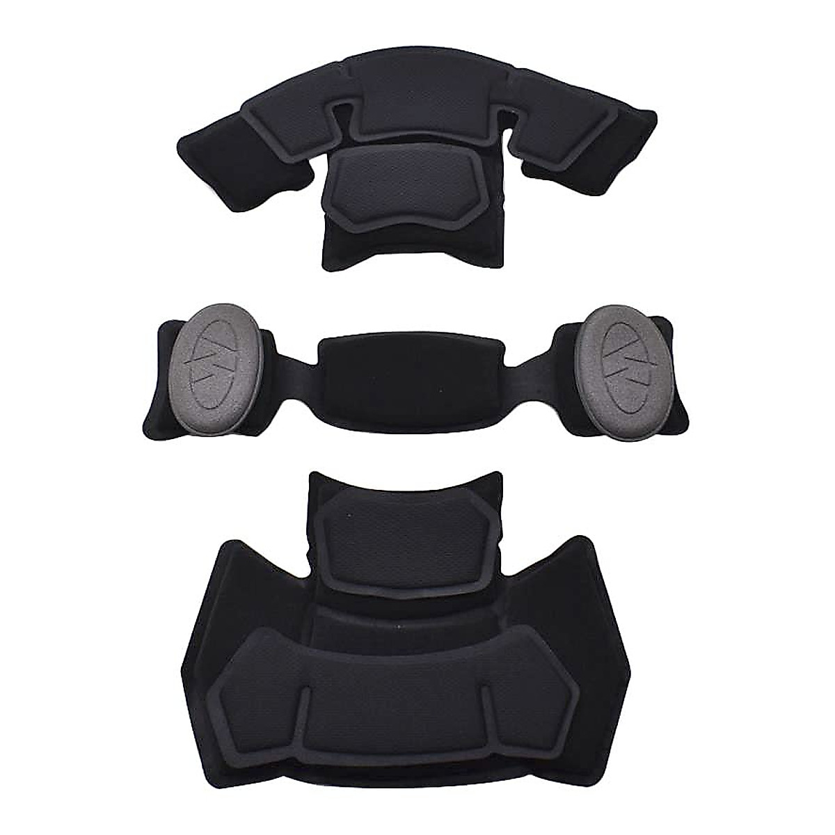 Internal Memory Foam Pads helmet lining Tactical Airsoft Helmet Padding kit Replacement Helmet Liner System Protective Cushion Mat Accessories fit Fast MT MICH IBH AF ACH MK M88 Airsoft Helmet