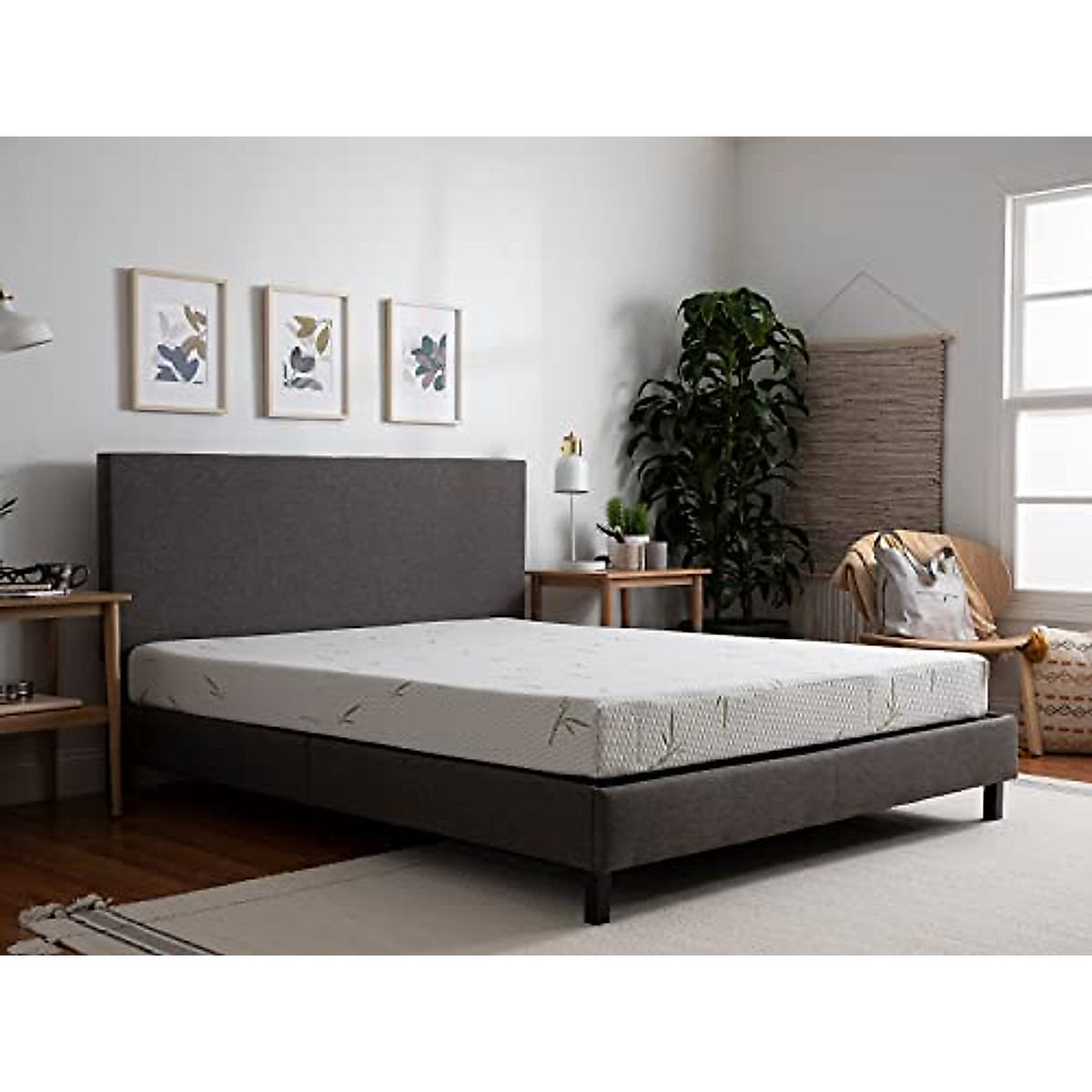 Tulo 6" Firm Comfort Memory Foam Bamboo Pressure Relief Mattress in a Box | Twin Size