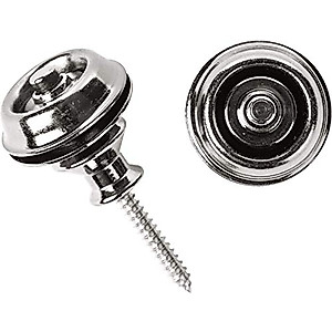 Jim Dunlop Black Nickel Dual Design Guitar Strap Locks (SLS1036BN)