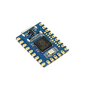 Waveshare RP2040-Zero High-Performance Pico-Like MCU Board Based On Raspberry Pi Microcontroller RP2040 Castellated Module Allows Soldering Direct to Carrier Boards-3pcs