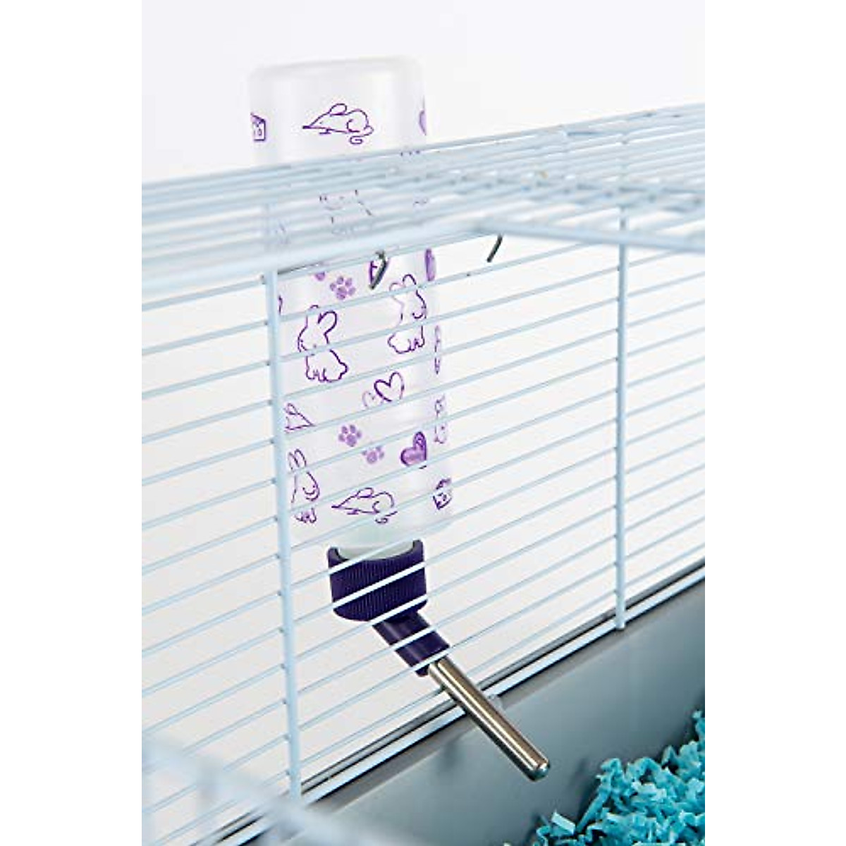 Lixit Weather Resistant Cage Water Bottles for Rabbits, Ferrets, Guinea Pigs Hamsters and Other Small Animals. (8-Ounce)