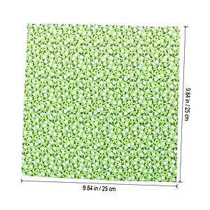Quilting Fabric Squares 7pcs Cotton Fabric Non Woven Fabric for Crafts Quilted Fabric Linen Fitted Sheet Floral Bedsheets Floral Cloth Floral Cotton Cloth Craft Fabric Scarf Felt