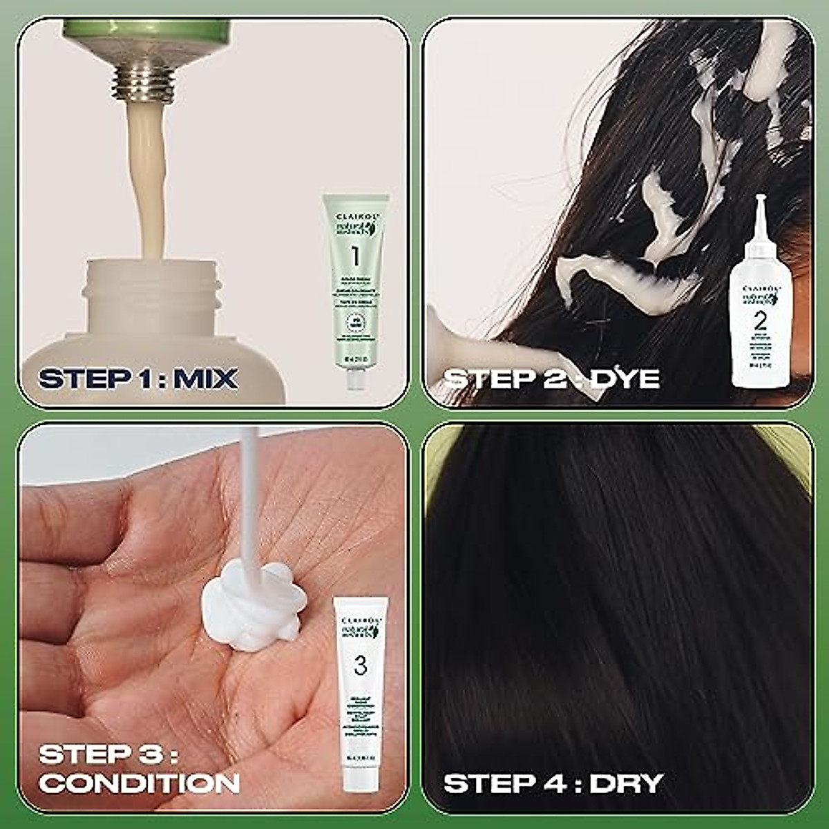 Clairol Natural Instincts Demi-Permanent Hair Dye, 7RG Dark Rose Gold Blonde Hair Color, Pack of 1