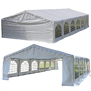 DELTA 40'x20' Budget PVC Party Tent,Tents for Parties, Carpas para Fiestas,Large Wedding Tent,Outdoor Event Canopy,with Waterproof Top Cover,Removable Window Walls,Commercial/Residential Use