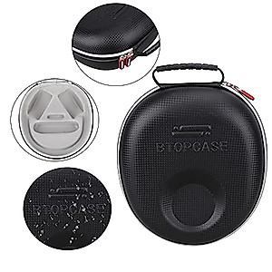 BTOPCASE Hard EVA Protective Carrying Storage Cover Case for Sony PULSE 3D Wireless Headset Sony PS5 Headset (Black with Slot)