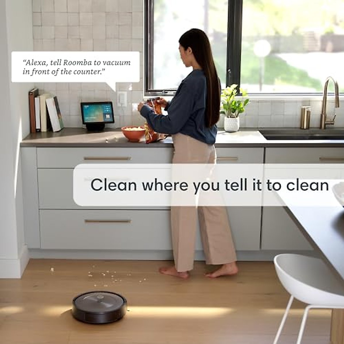 iRobot Roomba j9+ Self-Emptying Robot Vacuum – Powerful Suction, Identifies and Avoids Obstacles Like pet Waste, Sel-Empties for 60 Days, Best for Homes with Pets, Smart Mapping, Works with Alexa​